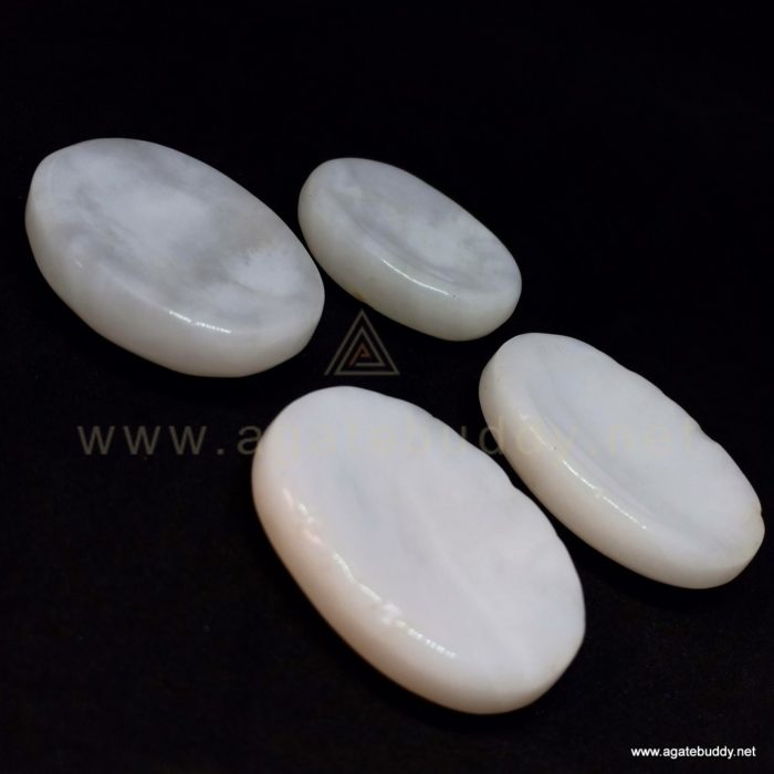 White King Quartz Worry/Thumb Stone - Wholesale Worry Stone - Agate Buddy